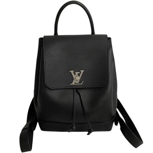 Louis Vuitton | Bags | Louis Vuitton Lock Me Backpack Turnlock Leather ...